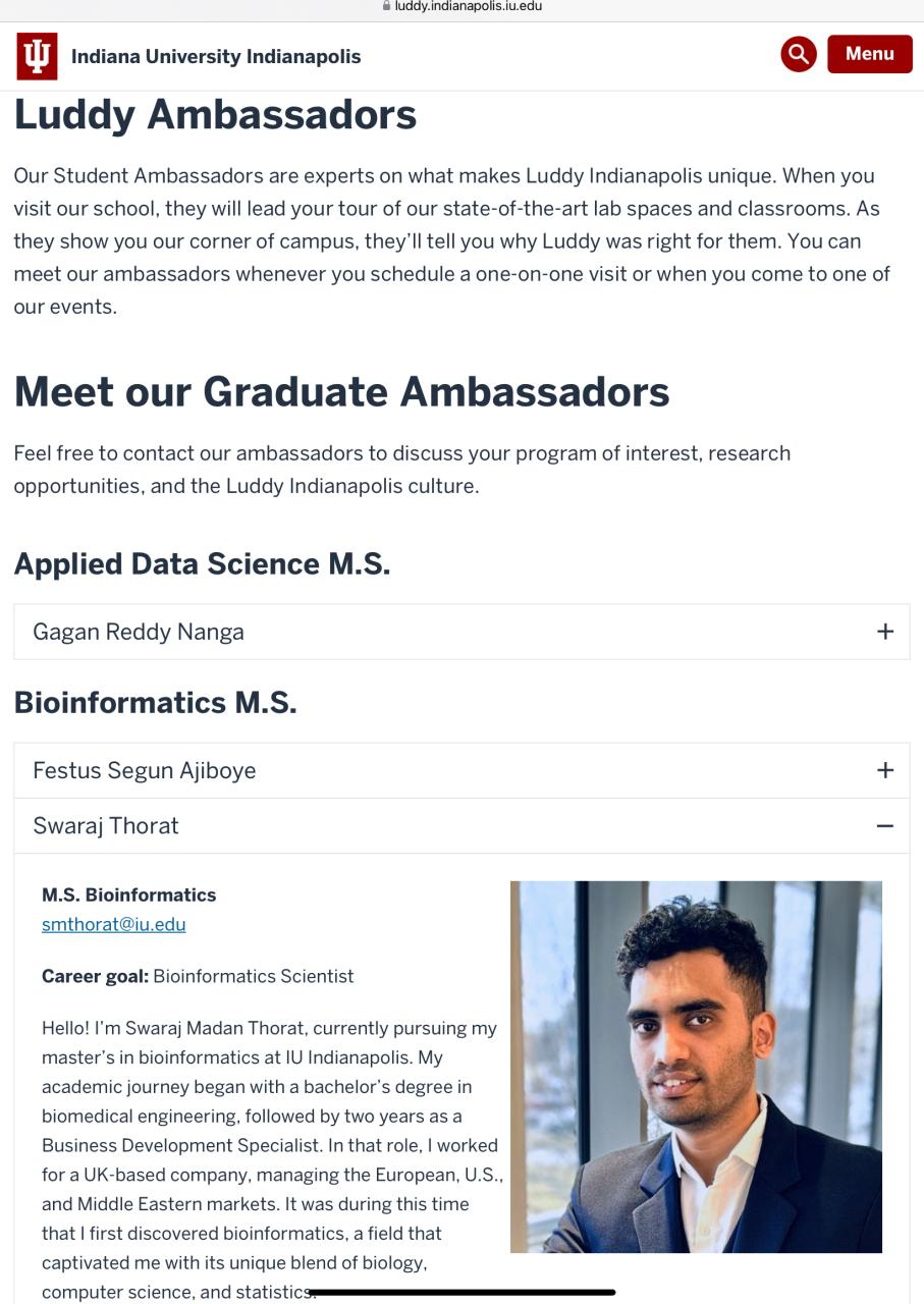 My Role as a Graduate Ambassador at the Luddy School of Informatics ...